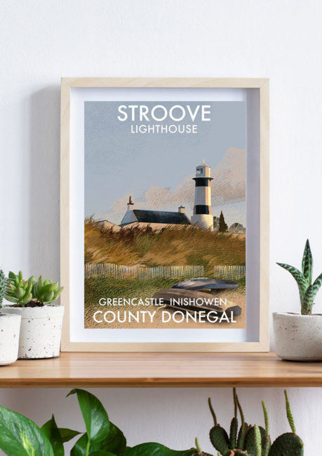 Stroove Lighthouse, Inishowen, County Donegal - Ireland Posters.ie